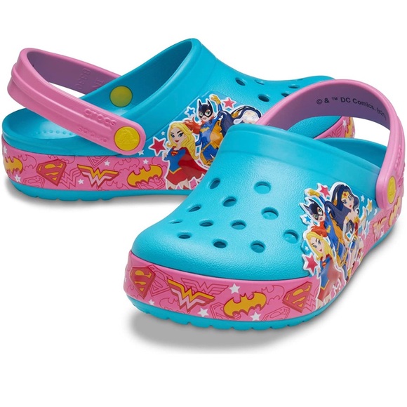 CROCS | Shoes | Dc Superhero Girls Toddler Size 5 Crocs | Poshmark